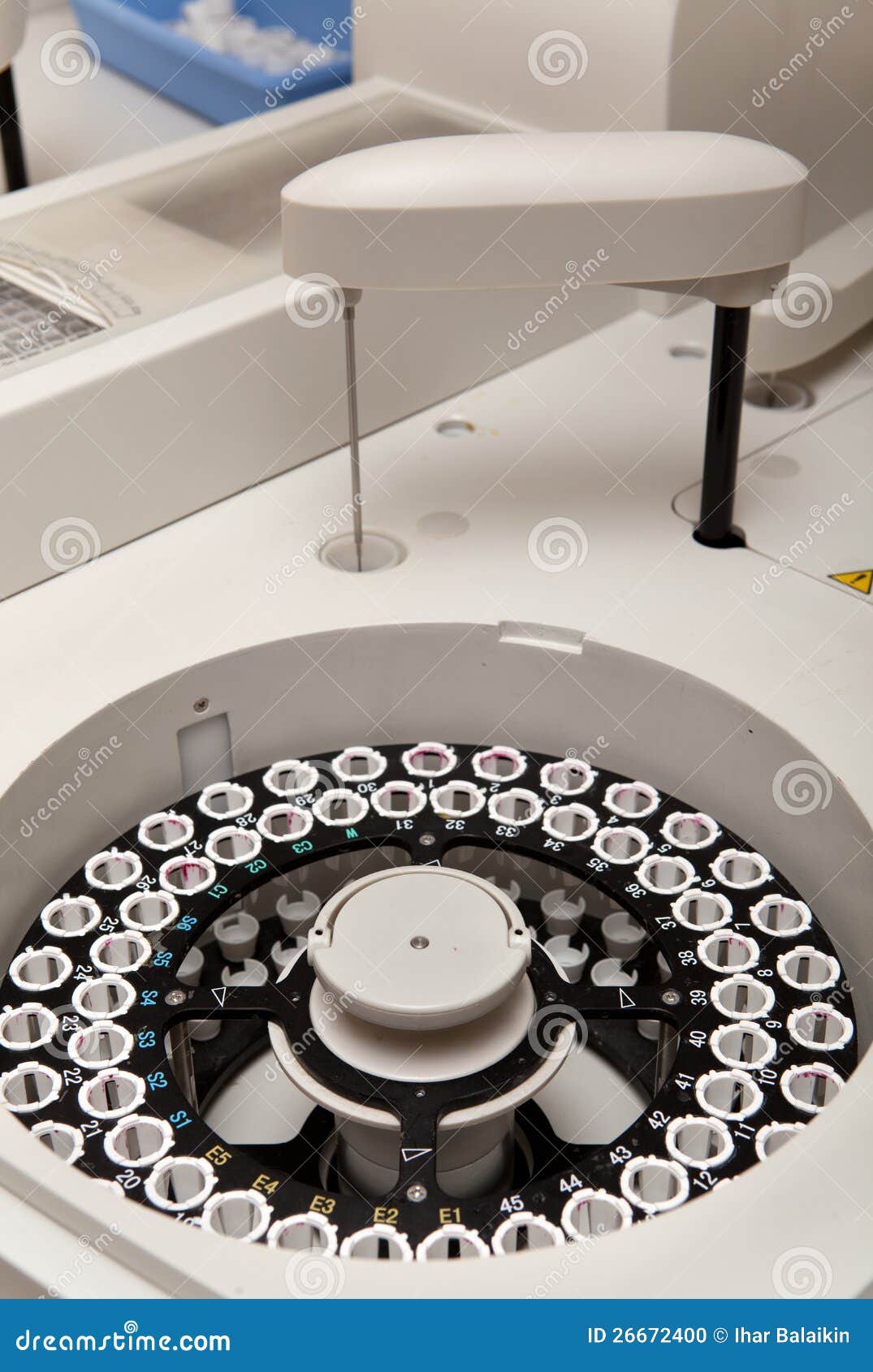 Robotical Machine for Centrifuge Blood Stock Photo - Image of ...