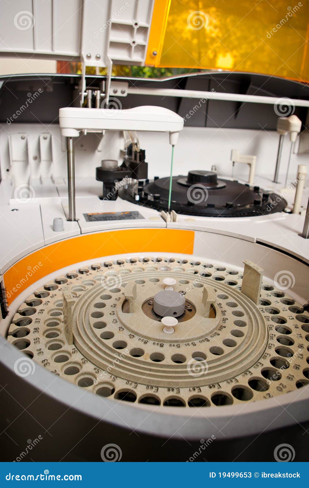 Robotical Machine in Medical Laboratory Detail Stock Image - Image of ...