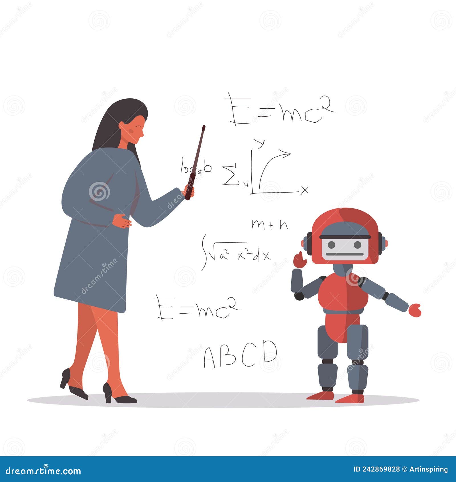 Roboticist Concept. Machine Learning, Robotic Engineering and ...