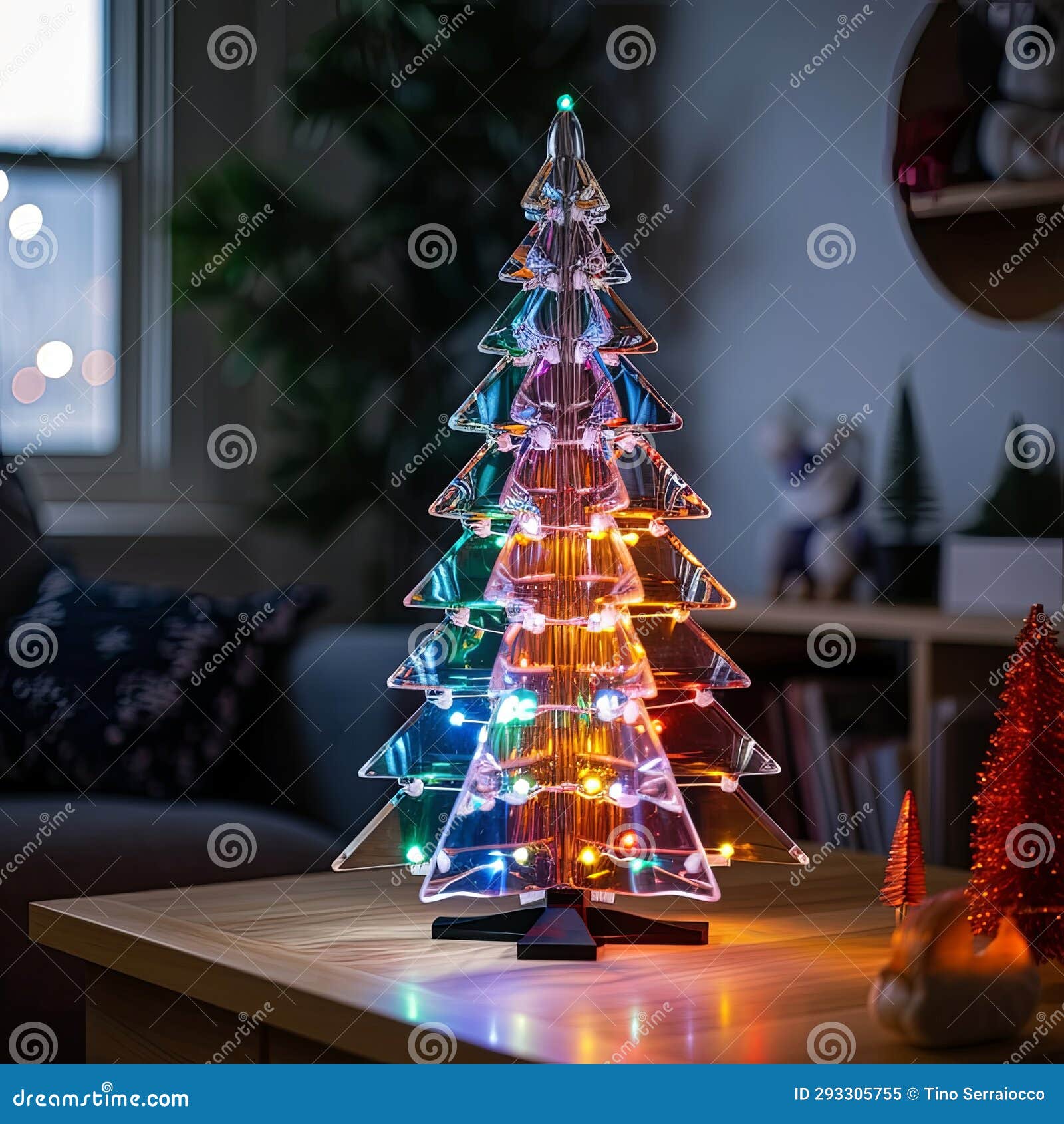 Robotics Arduino Soldering Kit Modern Christmas Tree with Lights , Generated by AI Stock ...