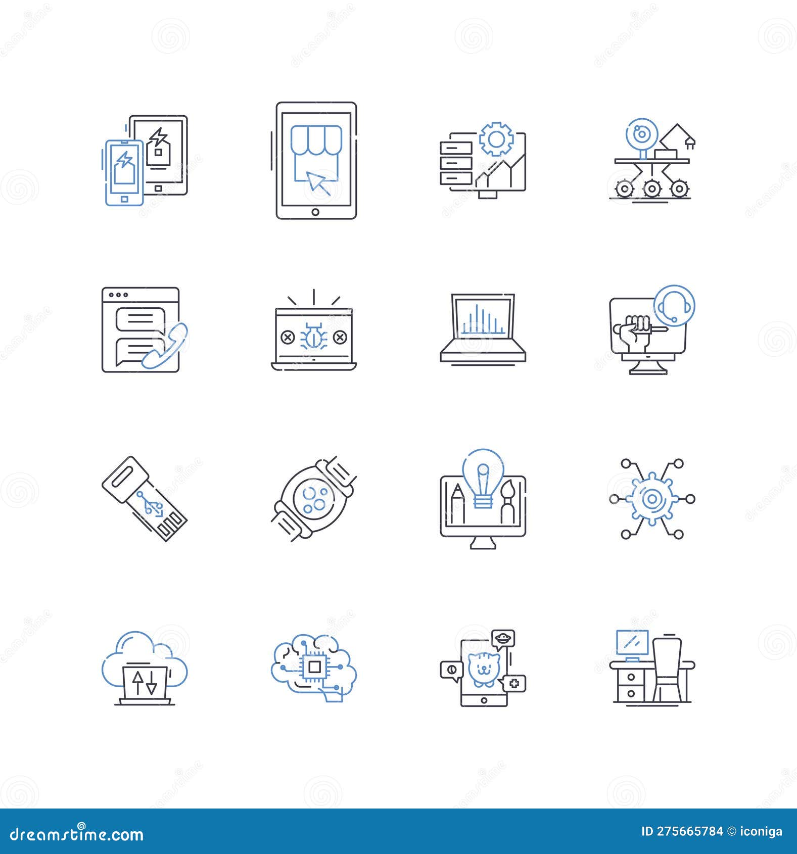 Robotics Computing Line Icons Collection. Automation, Machine Learning ... Robotics Computing Line Icons Collection. Automation, Machine Learning ...