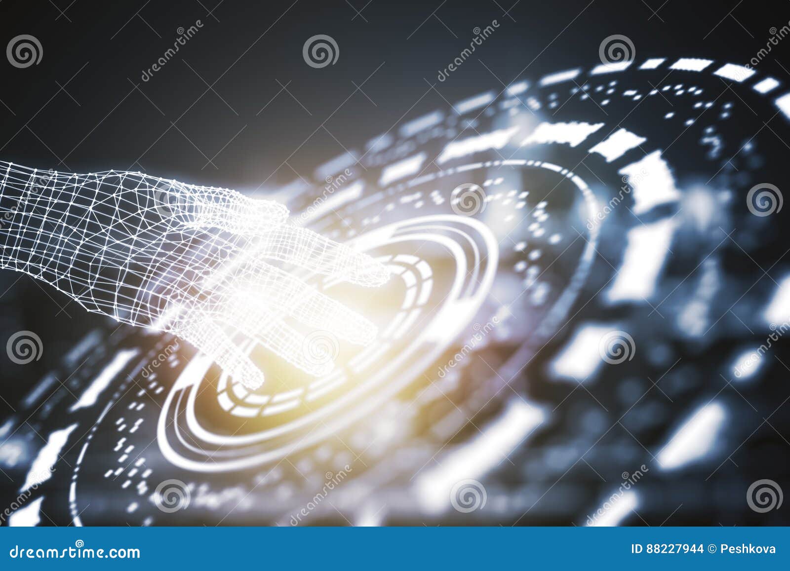 Robotics concept stock illustration. Illustration of background - 88227944