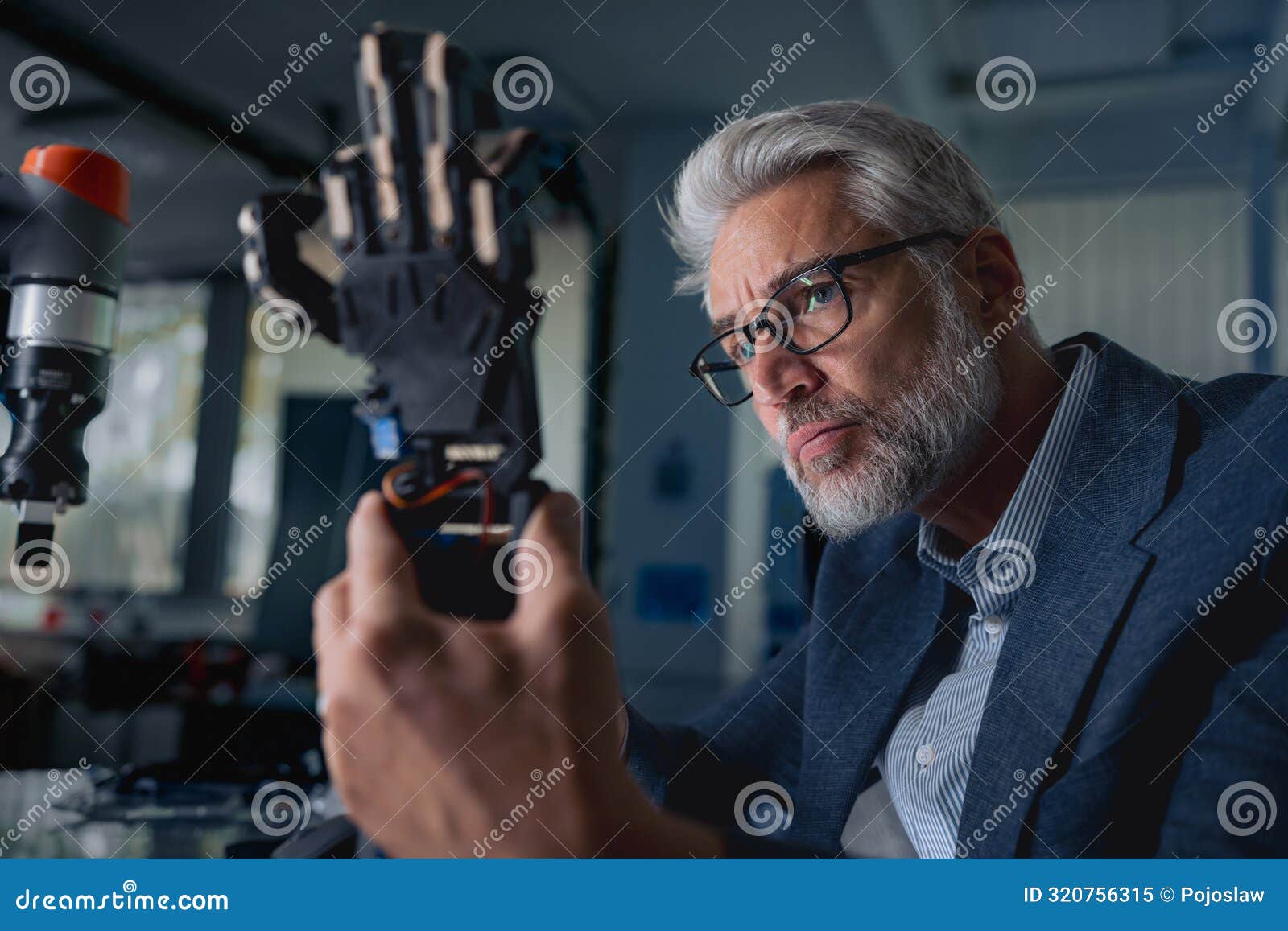 Prosthetic Of Artificial Eyeball Isolated On White Background Royalty ...