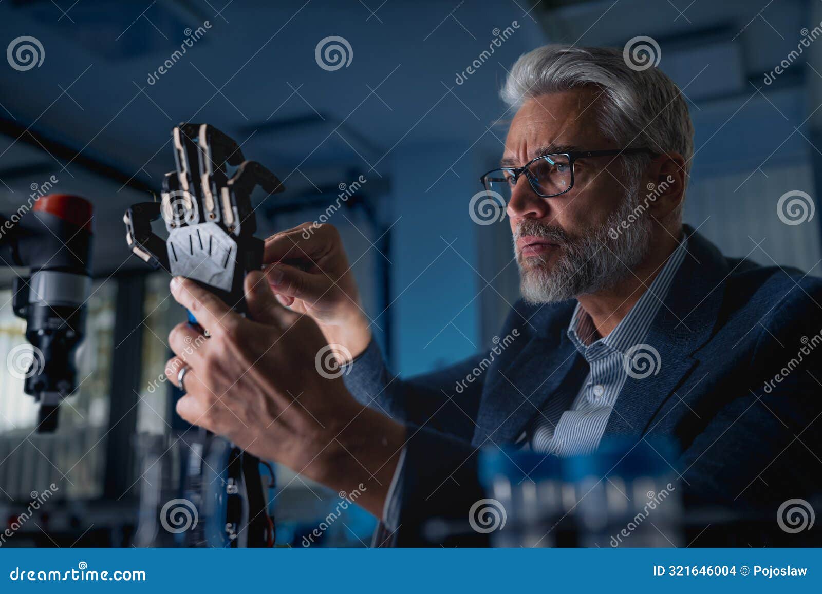 Prosthetic Of Artificial Eyeball Isolated On White Background Royalty ...