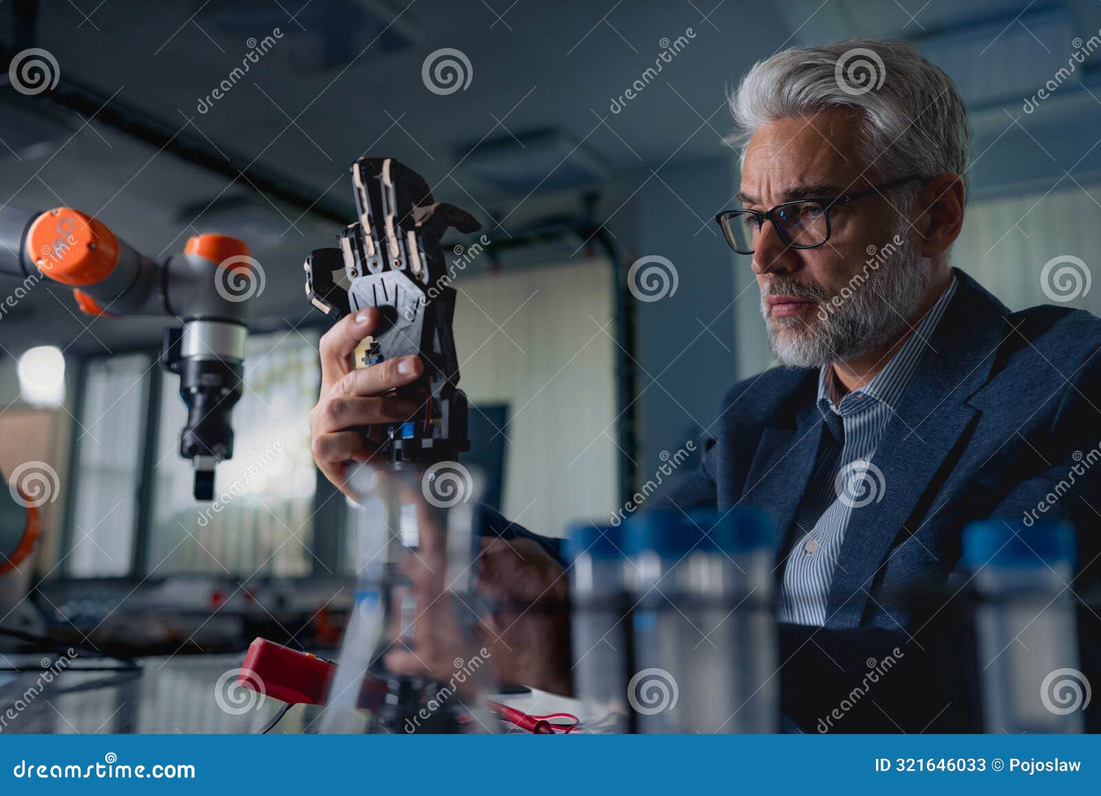 Prosthetic Of Artificial Eyeball Isolated On White Background Royalty ...