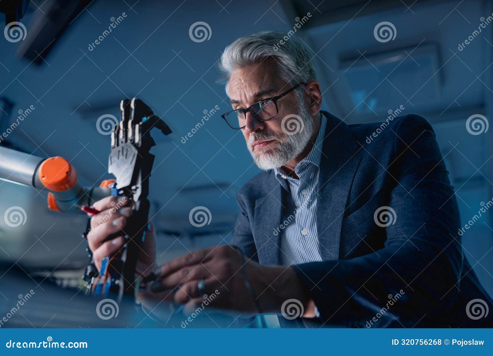 Prosthetic Of Artificial Eyeball Isolated On White Background Royalty ...