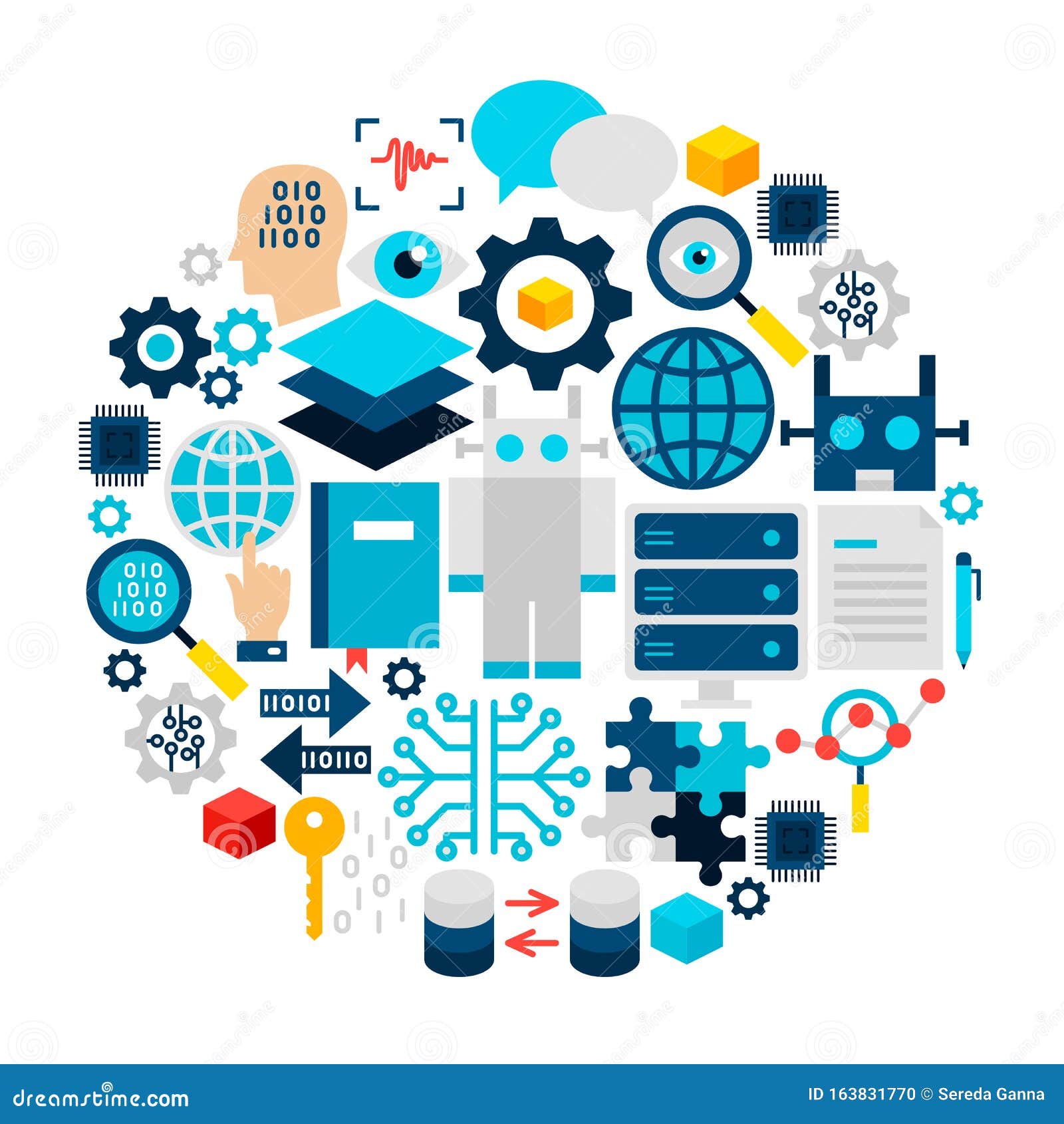 Robotics Circle Stock Illustrations – 980 Robotics Circle Stock ...