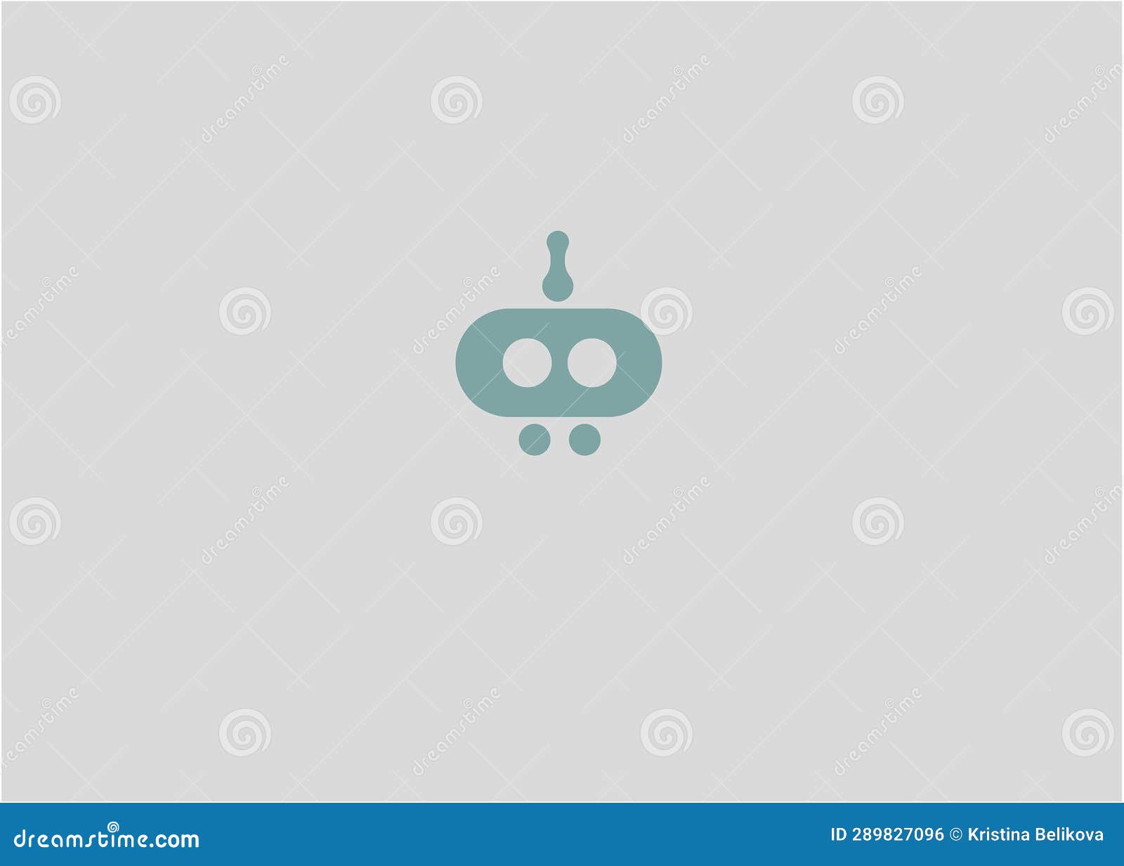 Robotics Logo Made in a Minimalist Style Stock Vector - Illustration of ...