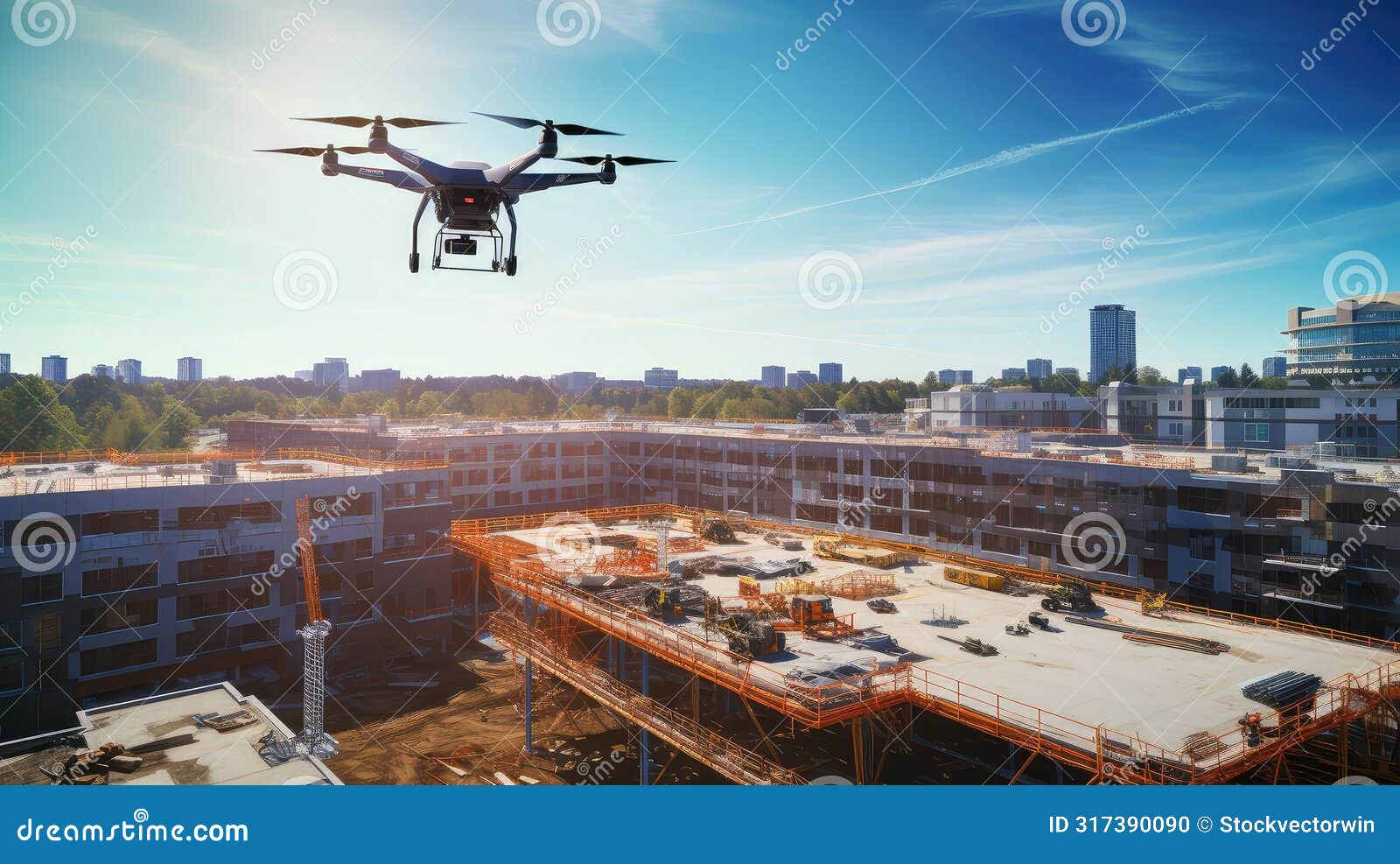 Robotics New World Technology Stock Illustration - Illustration of ...