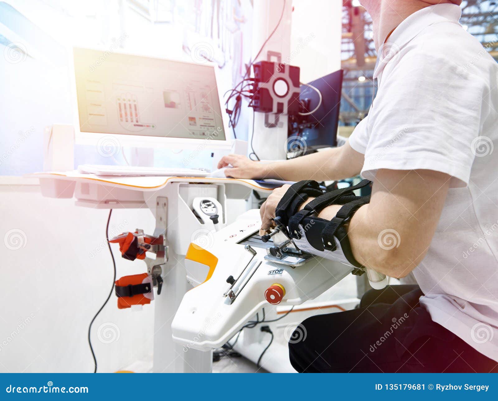 Robotics Rehabilitation Devices for Use with Hand Editorial Photo ...