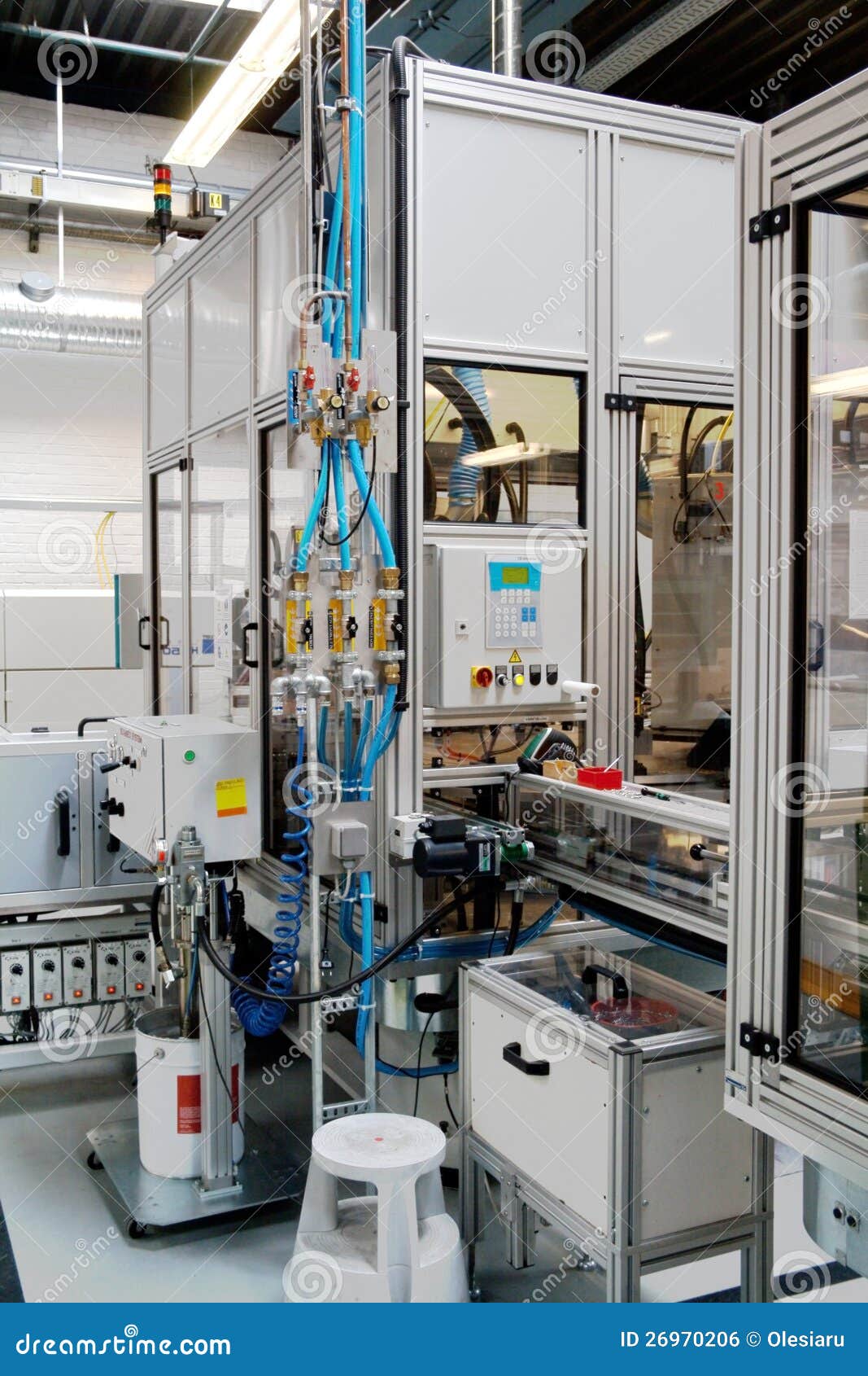 Robotized Industrial Equipment Stock Photo - Image of unmanned, mount ...