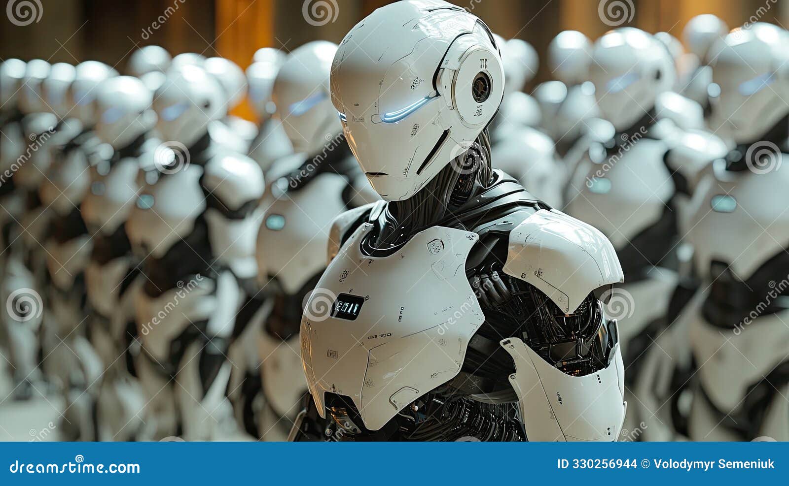 Advanced Androids in a Futuristic Robot Prison during a Productive ...