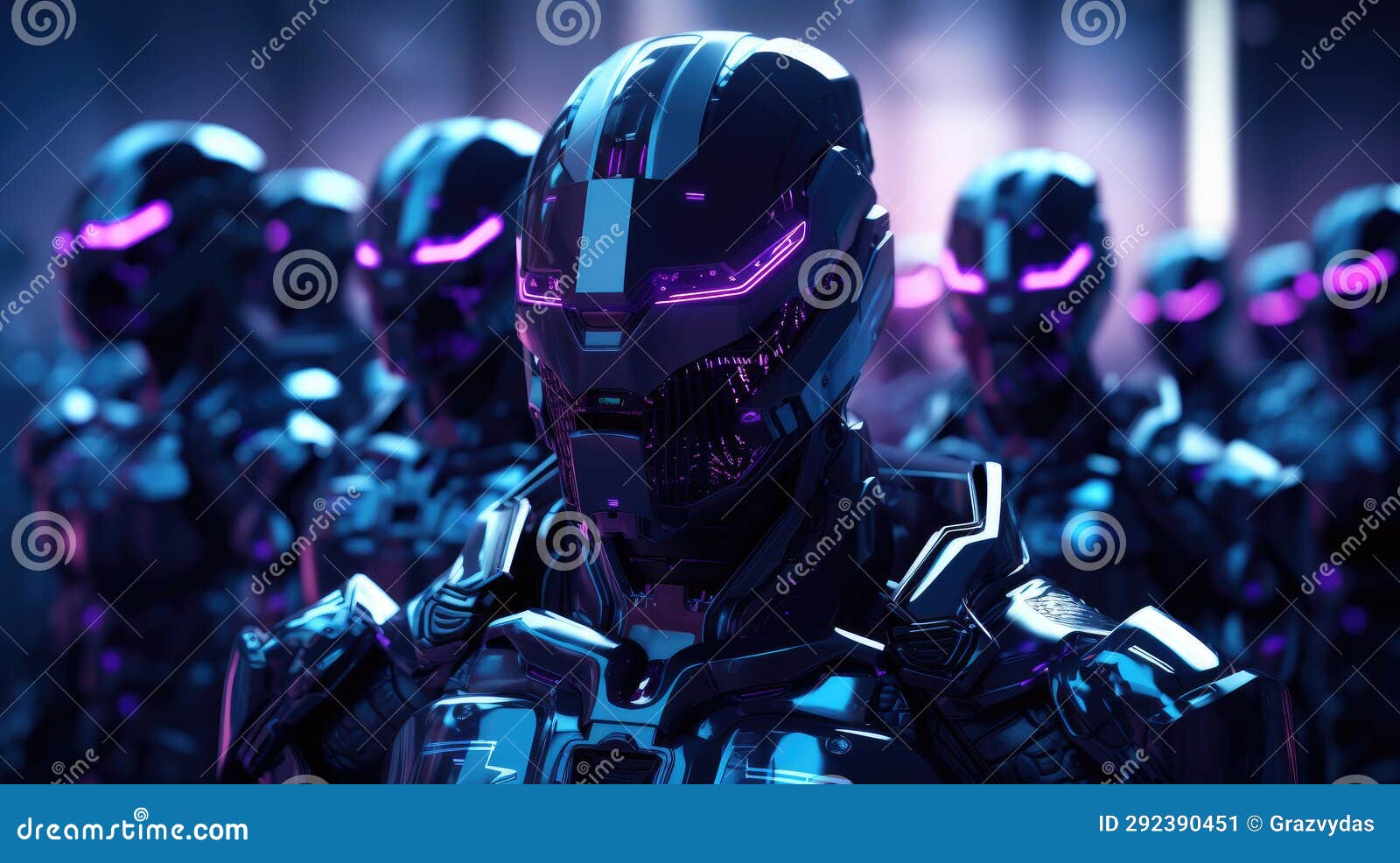 Robots Army Commander, Automation of Robotic Technical Processes Stock ...