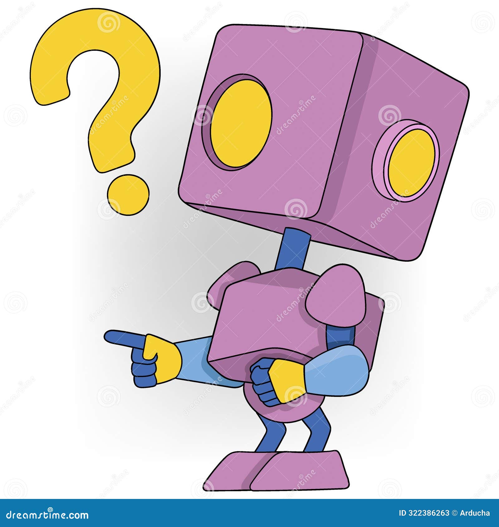 Robots with Artificial Intelligence that Can Answer All Questions Stock ...