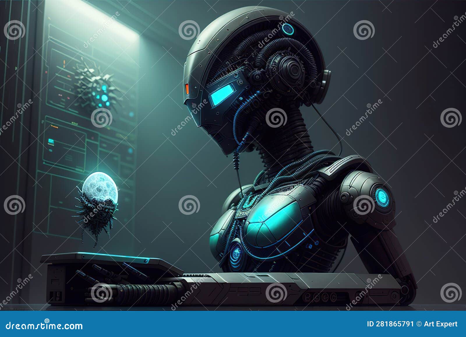 Robots. Artificial Intelligence. Illustration of Progress, Technology ... Robots. Artificial Intelligence. Illustration of Progress, Technology ...