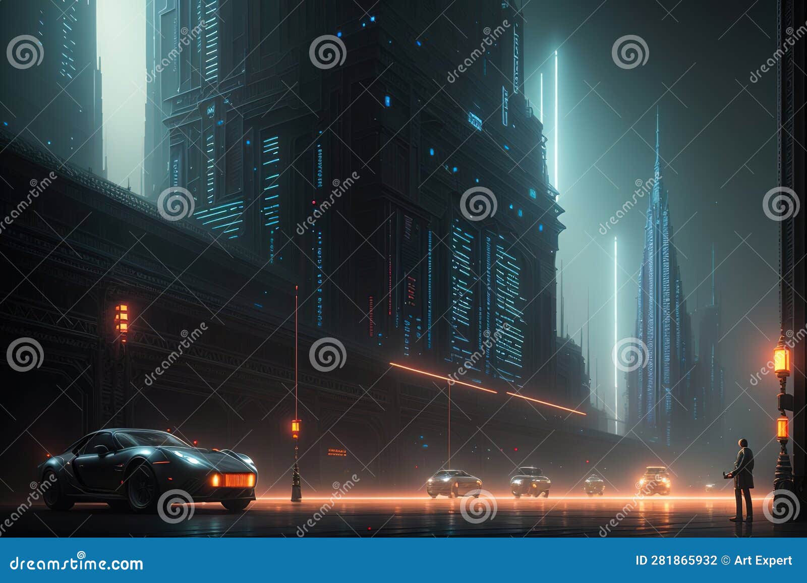 Robots. Artificial Intelligence. Illustration of Progress, Technology ...