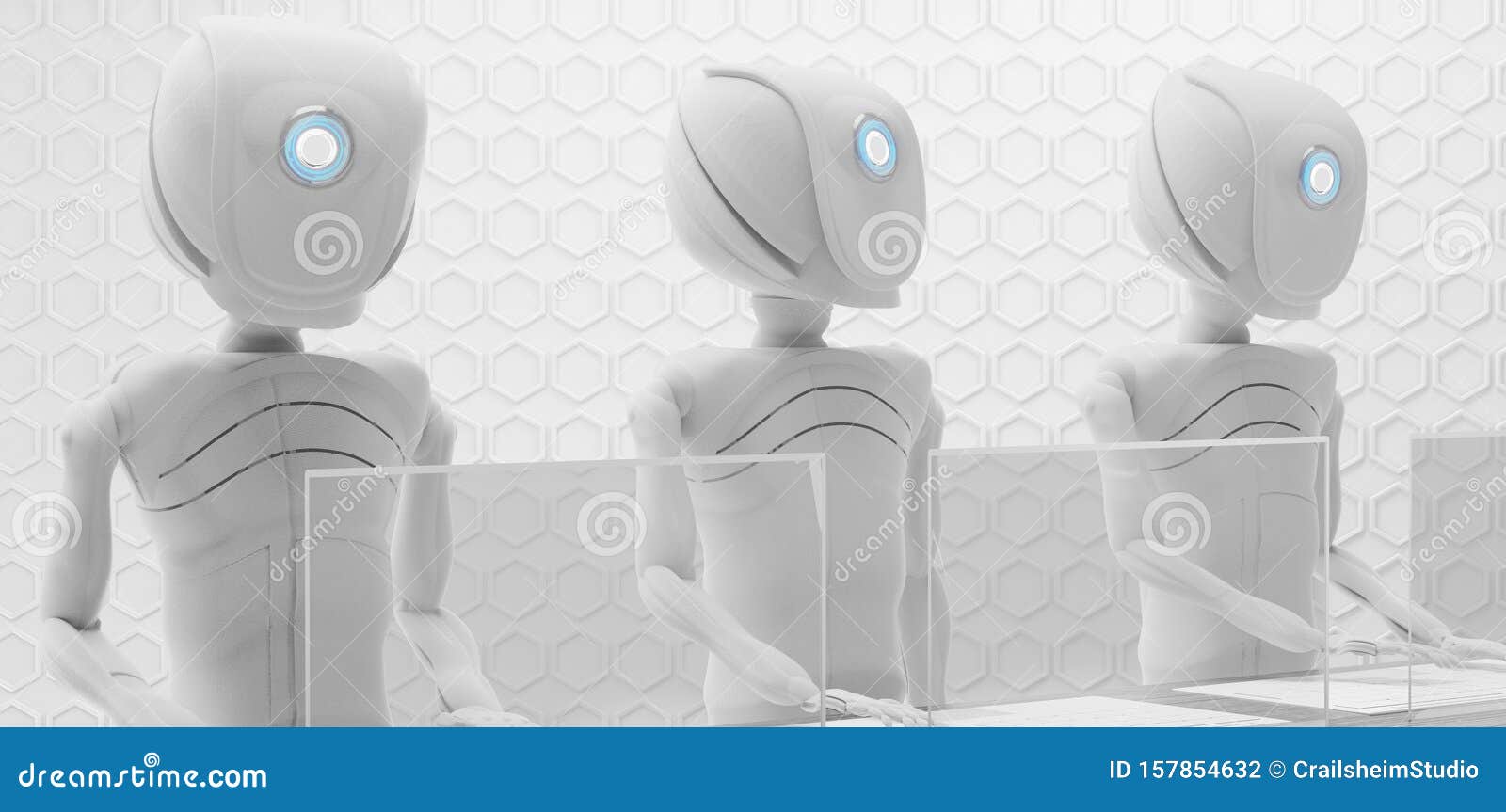 Robots, Artificial Intelligence In Human Life. Chatbot Help Clients ...