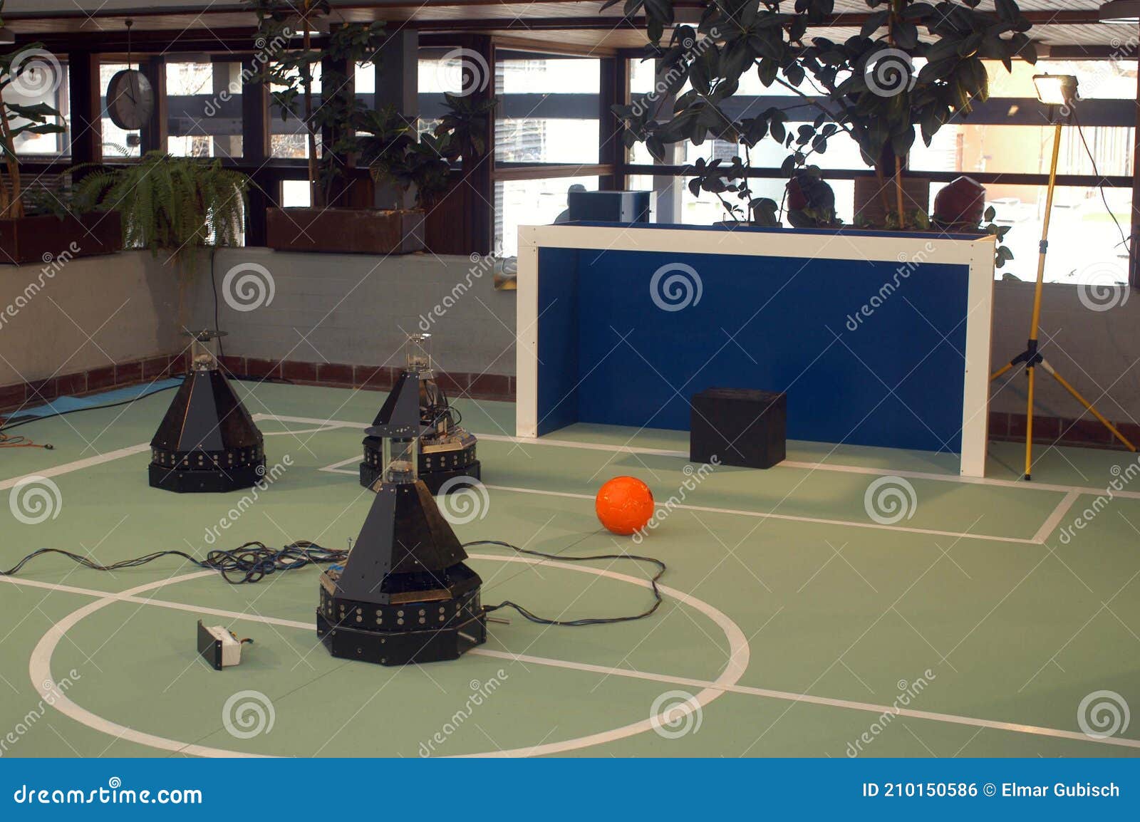 Robots at a Robotics Competition Stock Photo - Image of development ...