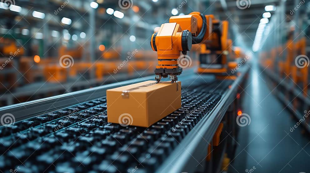 Automated Robotic Systems Manage Inventory Levels in a Modern Warehouse ...