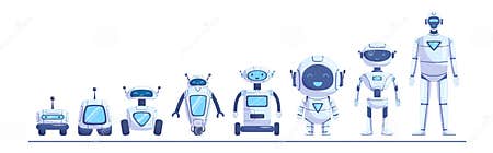 Robots Evolution, Ai Android Engineering Progress, Transformer Bots ...