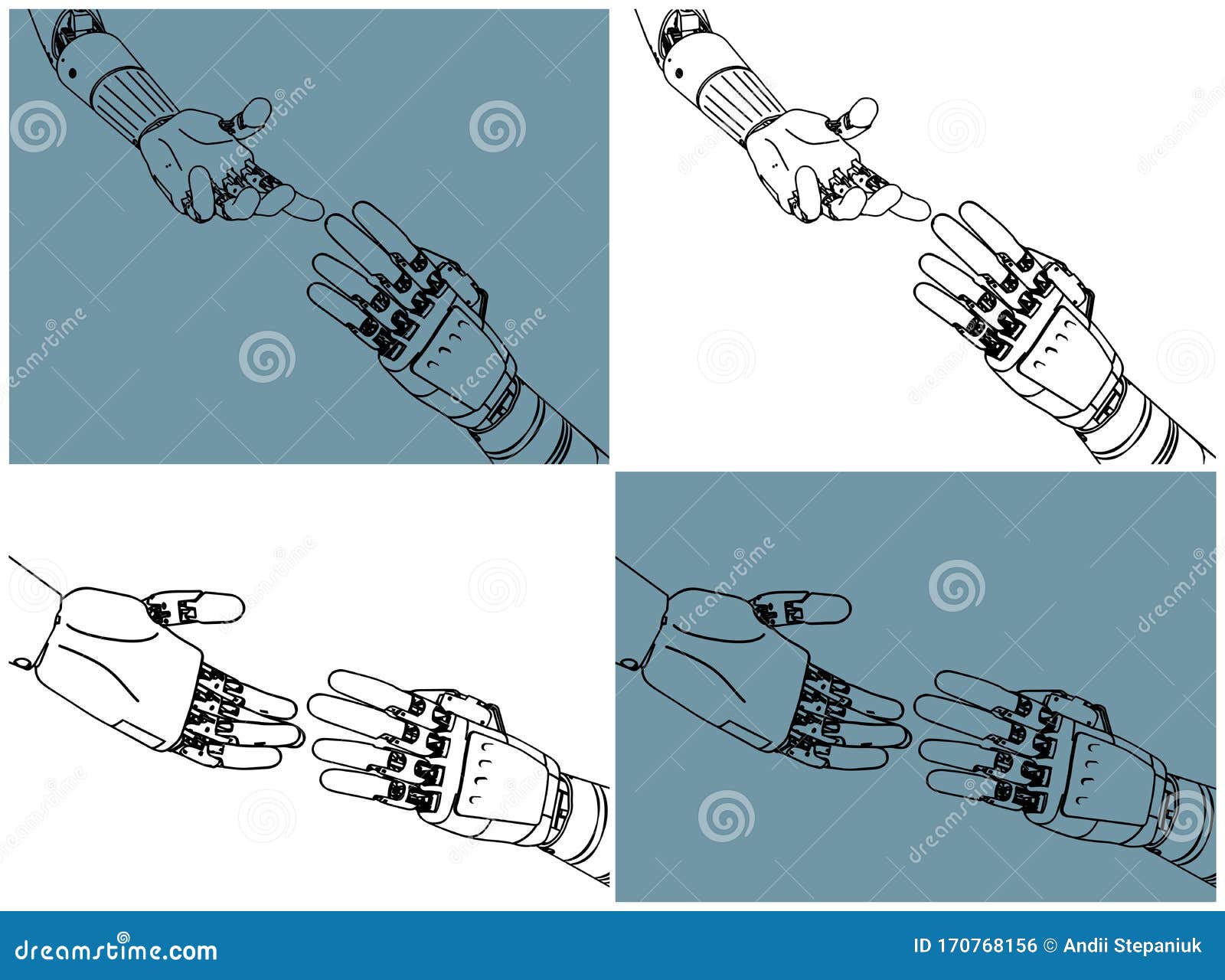 Robots Helping In Everyday Life - Bar Tenders Stock Photography ...