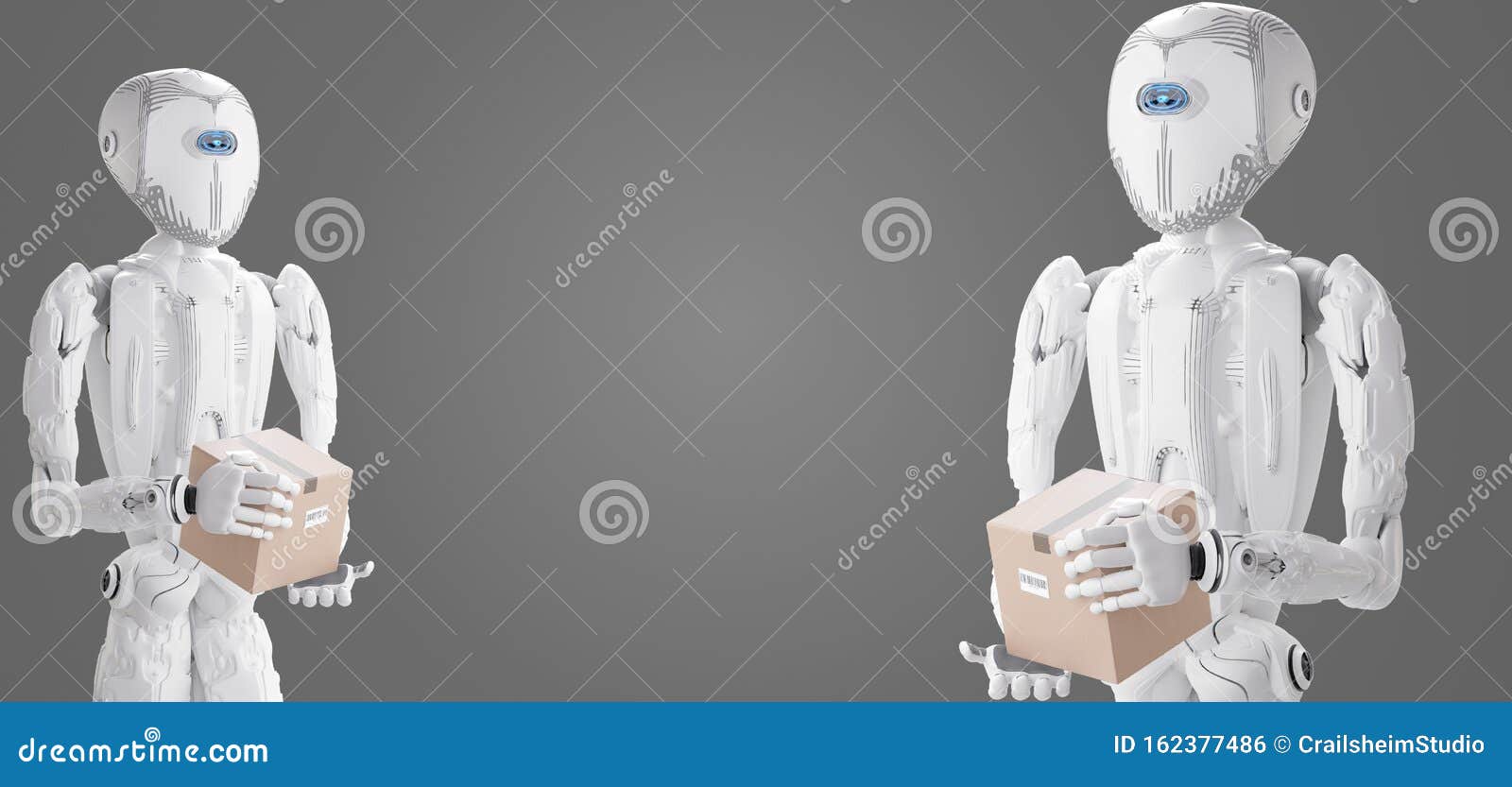 Robots Holding Hands Royalty-Free Stock Photography | CartoonDealer.com ...