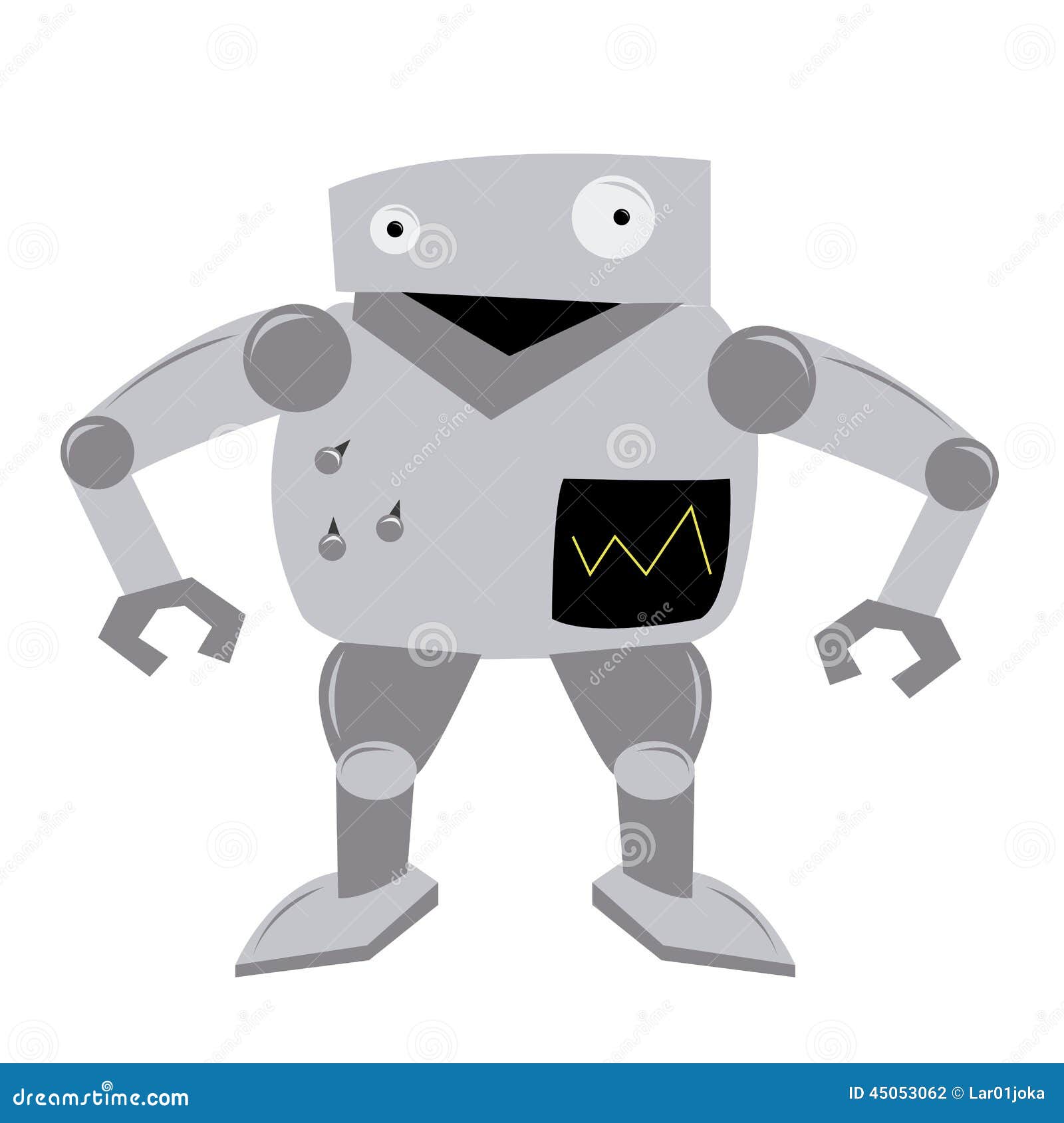 Robots stock illustration. Illustration of colorful, fiction - 45053062