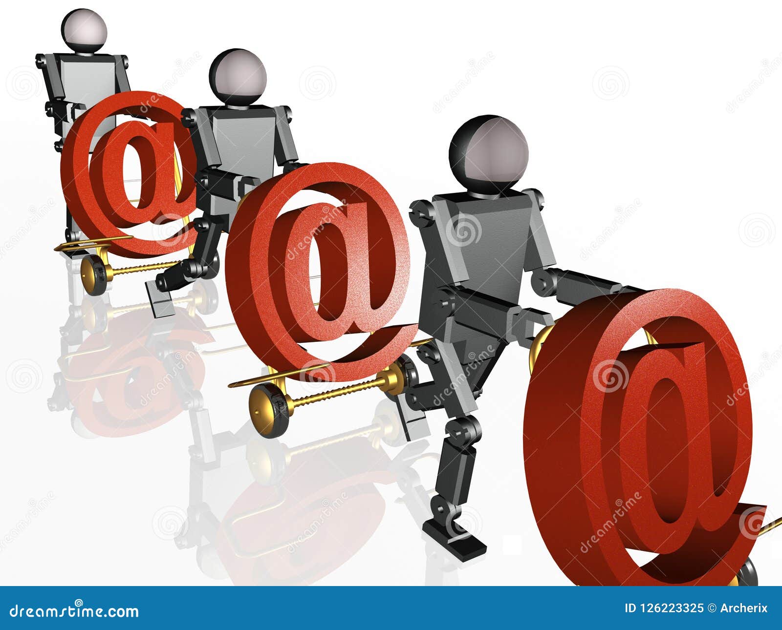 Robots With Yes And No Signs On Their Displays. Please Check Robot ...