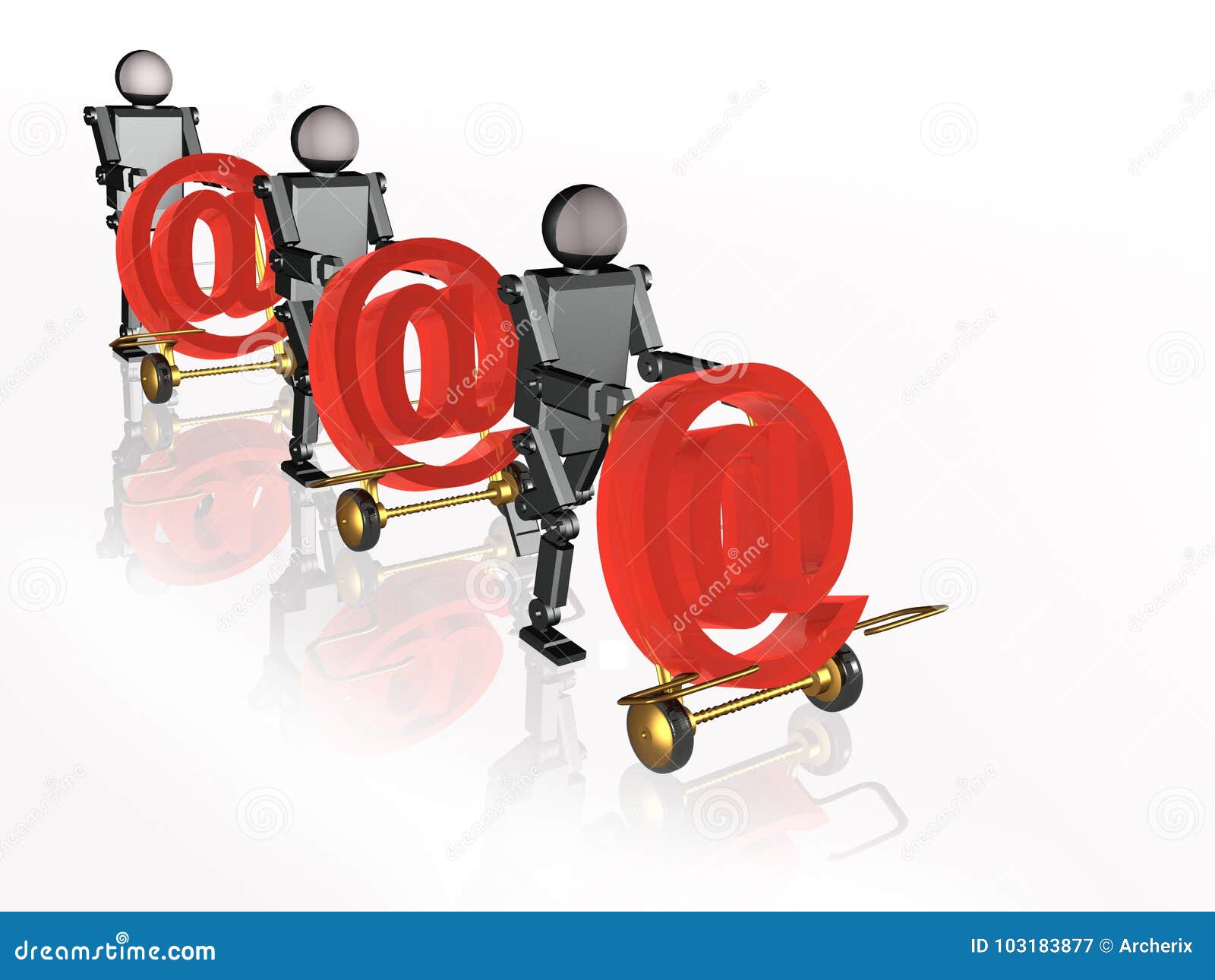 Robots With Yes And No Signs On Their Displays. Please Check Robot ...