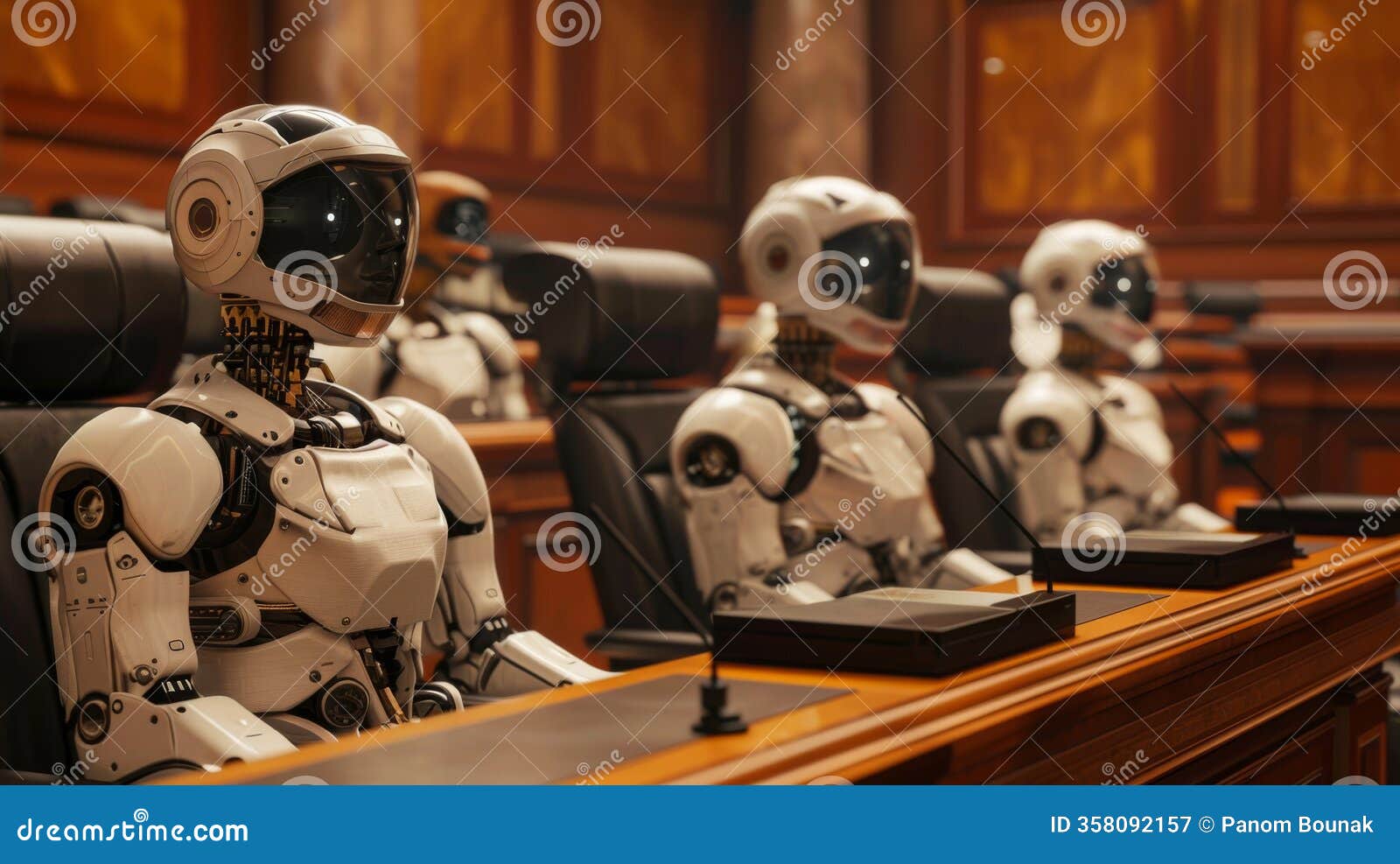 Robots Meeting AI Conference Artificial Intelligence Technology Future ...