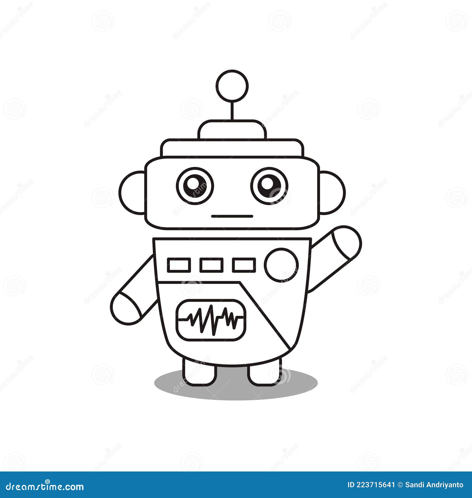 Robots Outline Vector Icon. Thin Line Black Robots Icon Stock Vector ... Robots Outline Vector Icon. Thin Line Black Robots Icon Stock Vector ...