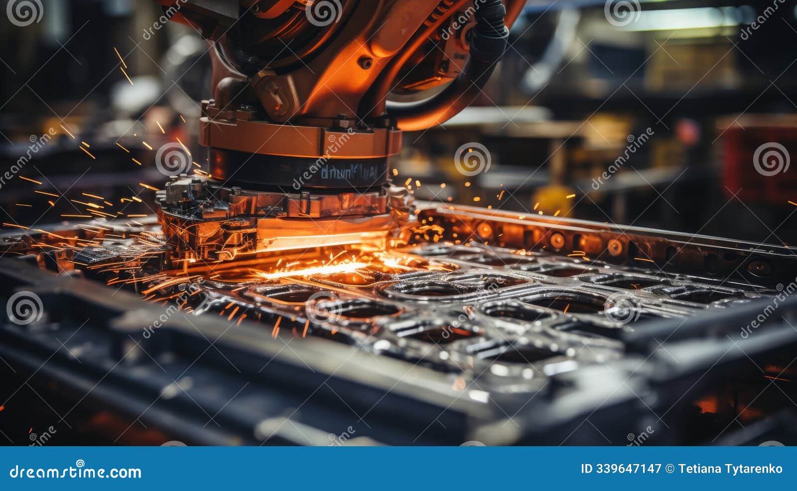 Robots Performing Advanced Welding Tasks in a High-tech Car ...