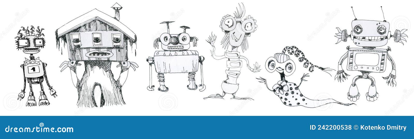 Robot Characters Vector Set. Robotic Character With Happy Modern Technology Post And Gestures ...