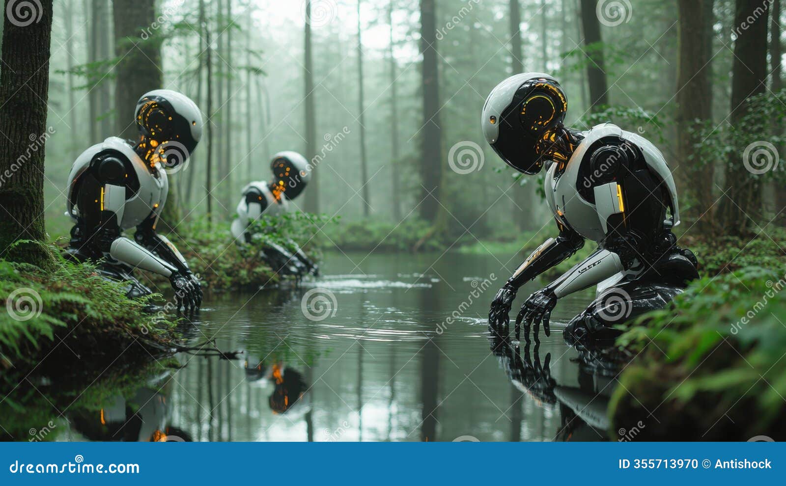 Robots Restore Ecosystems by Cleaning River. Vision of Automated ...