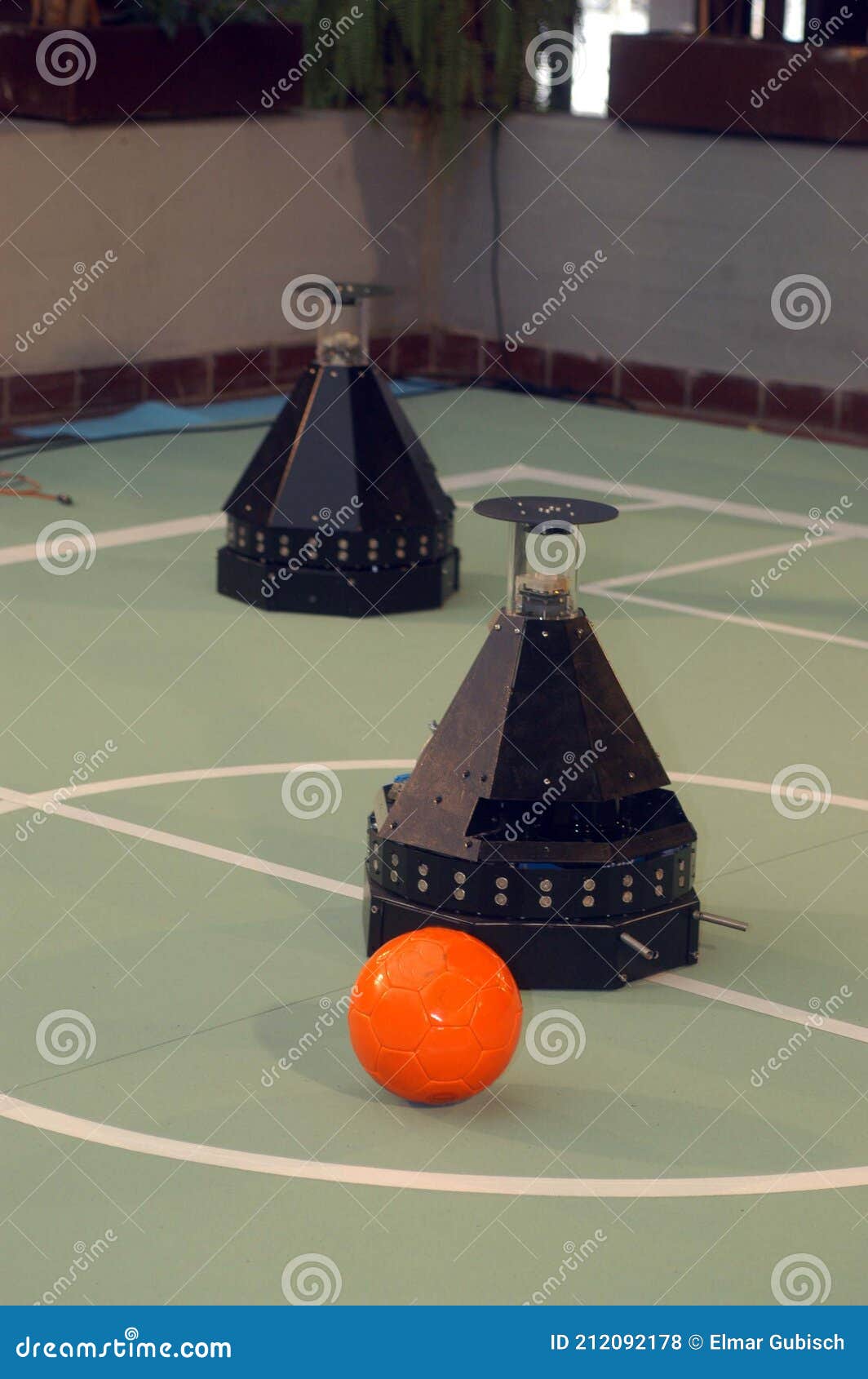 Robots at a Robotics Competition Stock Photo - Image of development ...