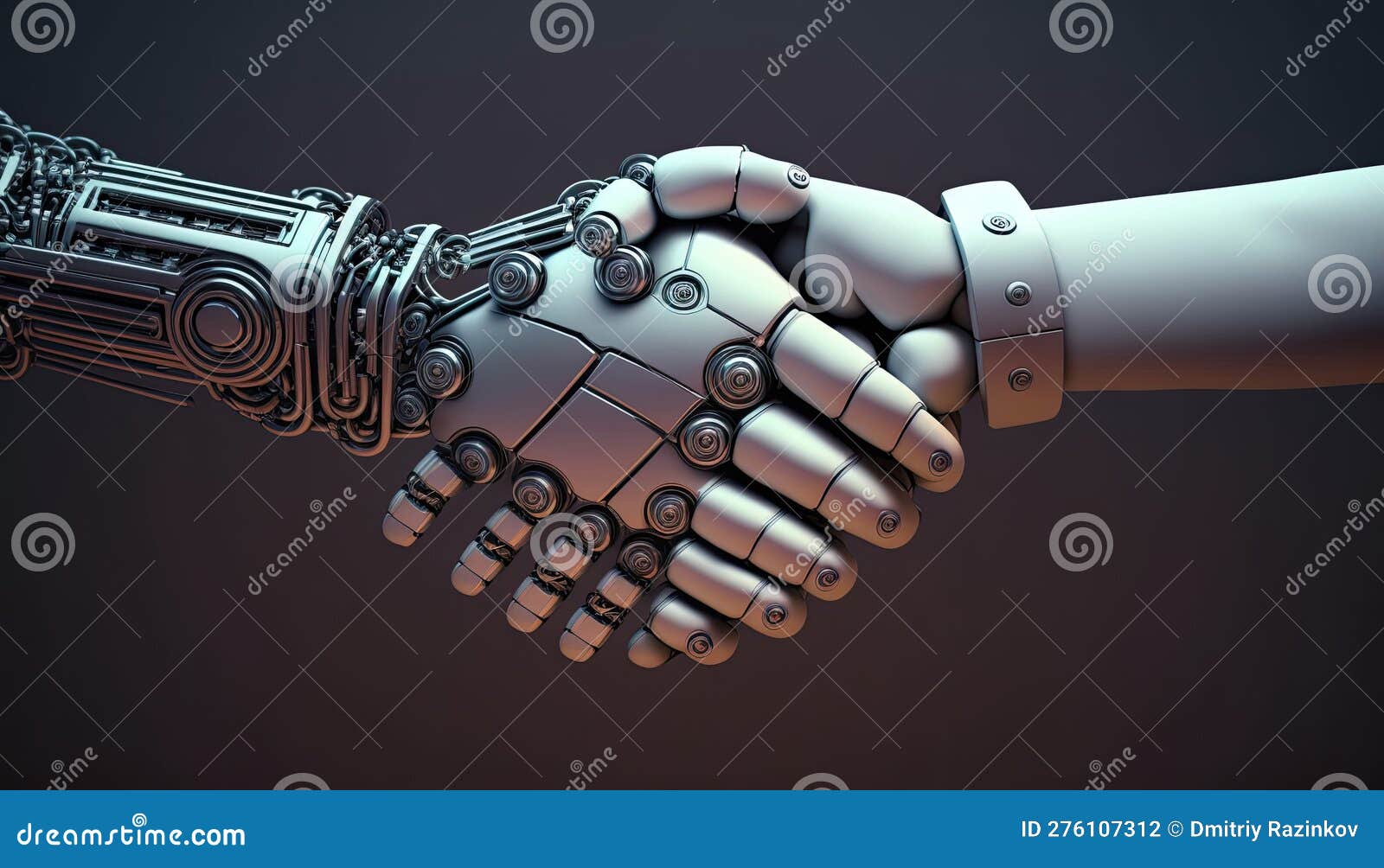 Robots Shaking Hands. Digital Technology Concept.Ai Technology Concept ... Robots Shaking Hands. Digital Technology Concept.Ai Technology Concept ...