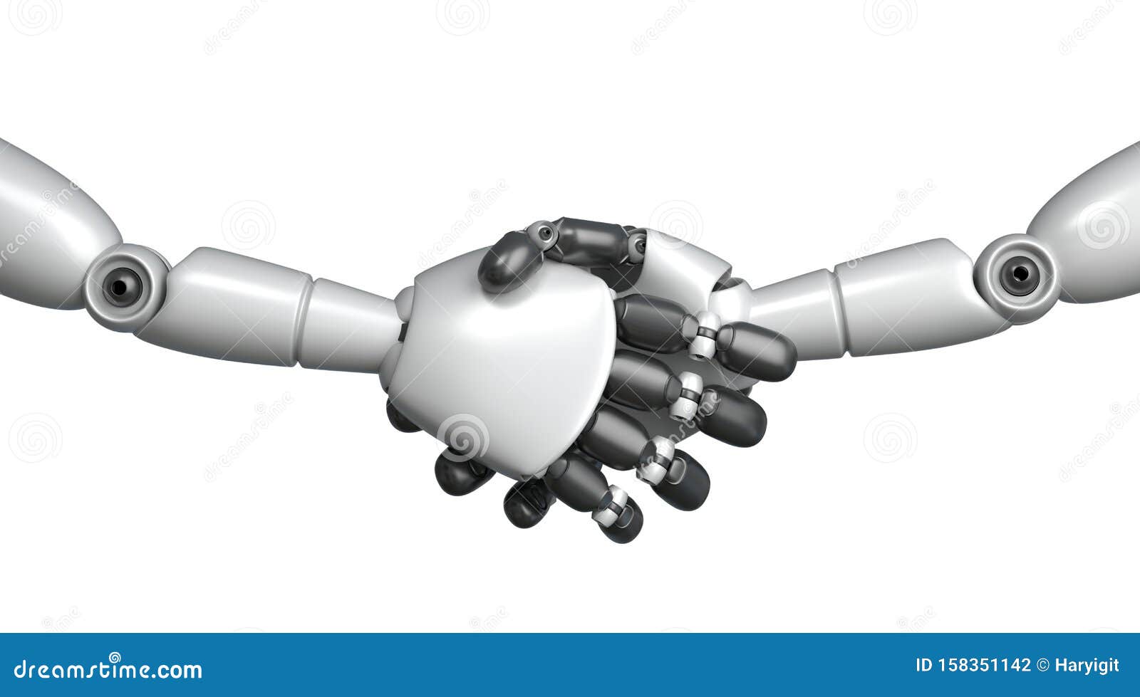 Robots Shaking Hands. 3D Rendering. Stock Illustration - Illustration ... Robots Shaking Hands. 3D Rendering. Stock Illustration - Illustration ...