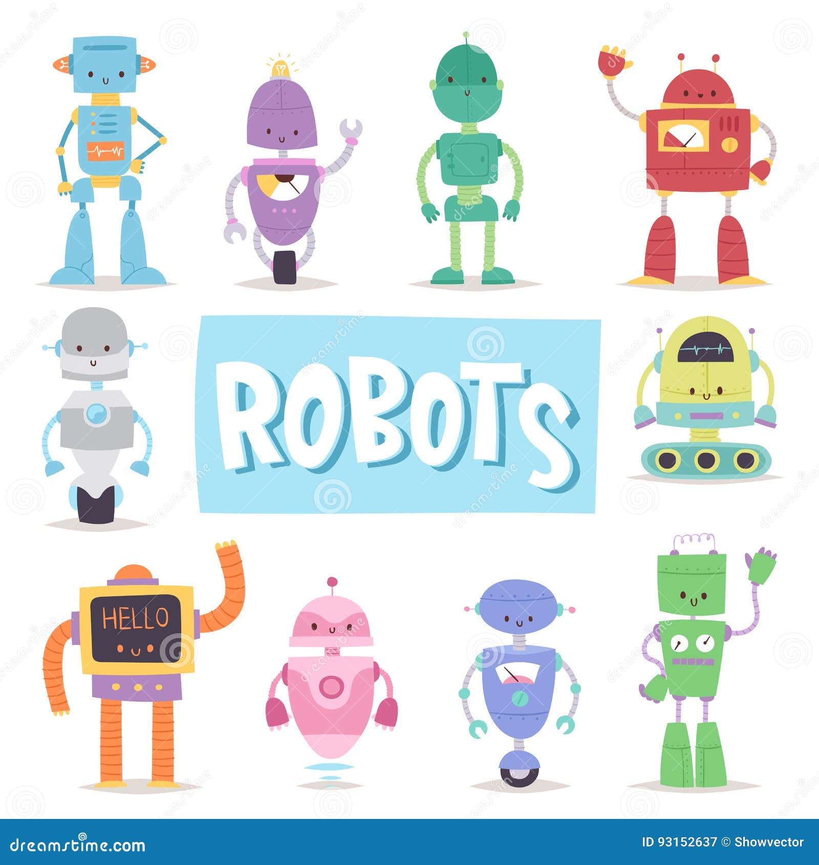 Robots And Transformer Androids Retro Cartoon Toys Character Future ... Robots And Transformer Androids Retro Cartoon Toys Character Future ...