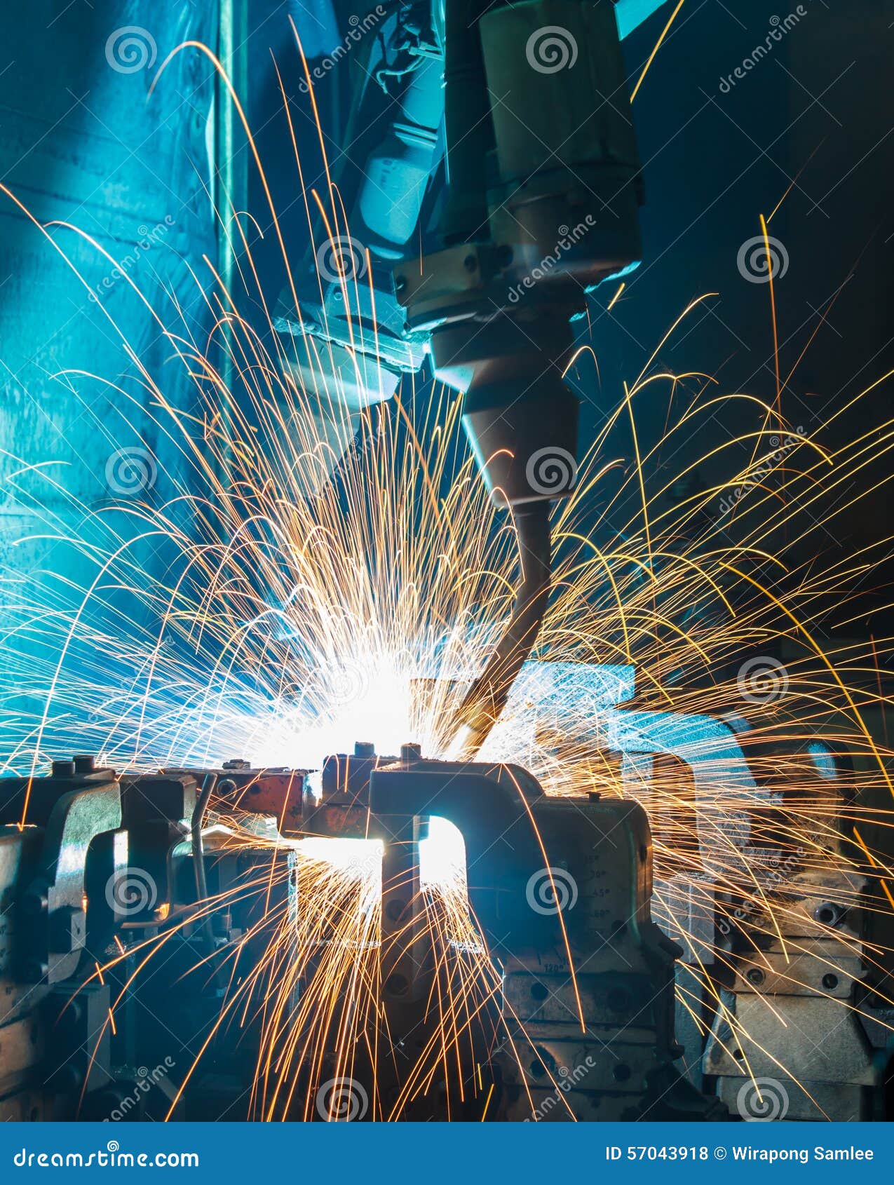 Robots Welding Stock Photography | CartoonDealer.com #68212574