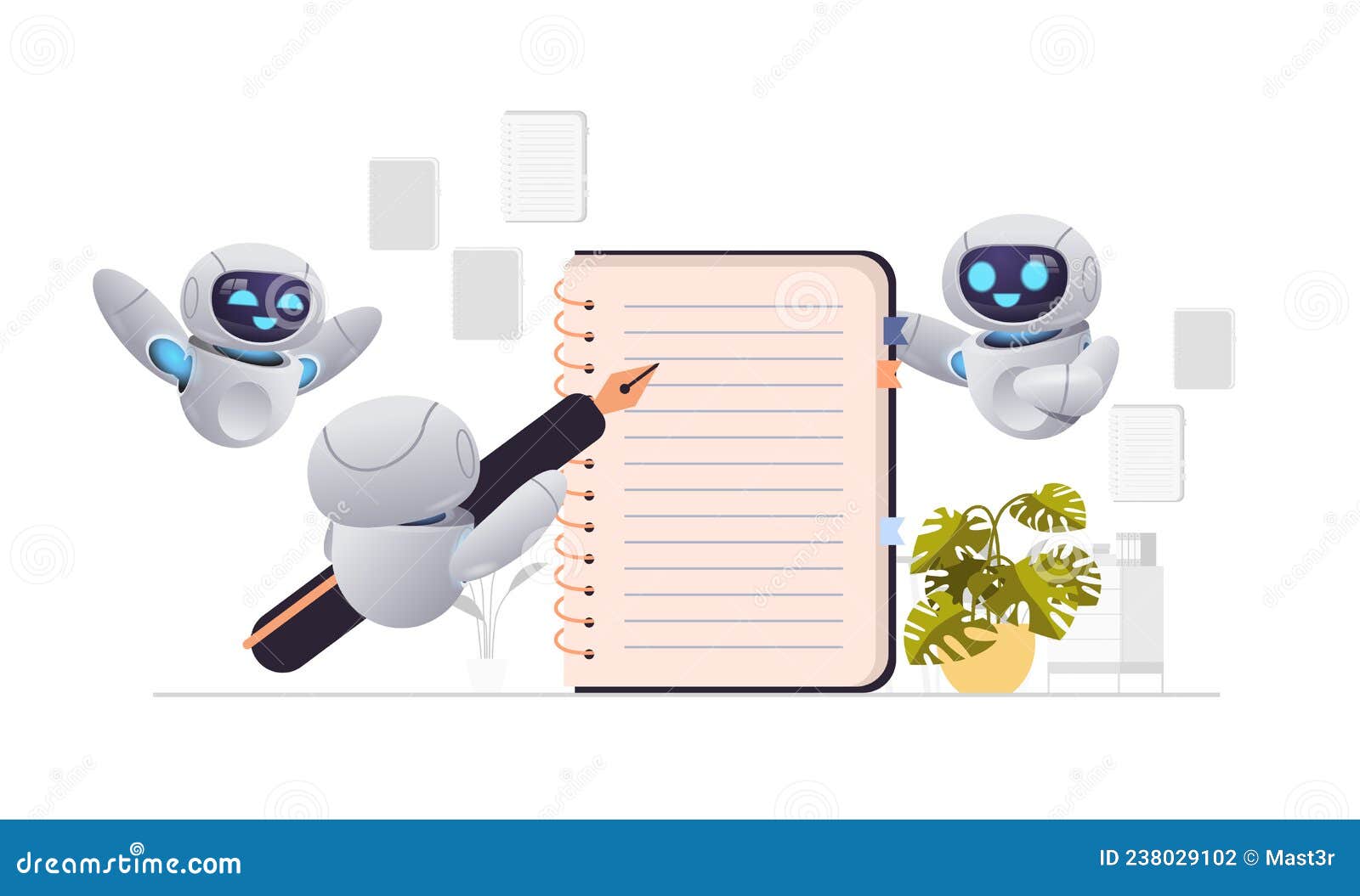 Robots Writing in Notebook Robotic Characters Planning on Note Control ...