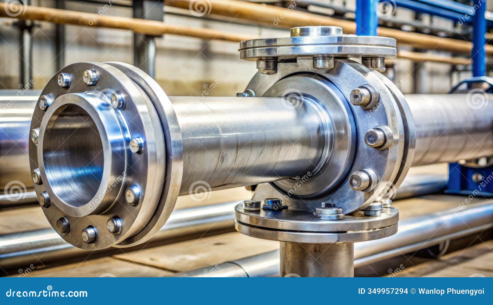 Industrial Grade Water Transfer Pipe with Flanged End and Built-in ...