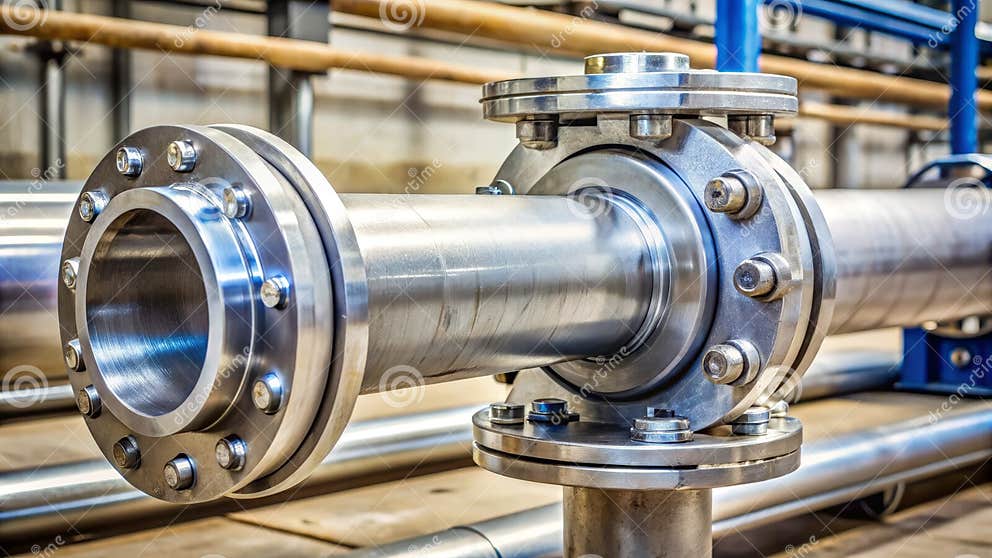 Industrial Grade Water Transfer Pipe with Flanged End and Built-in ...