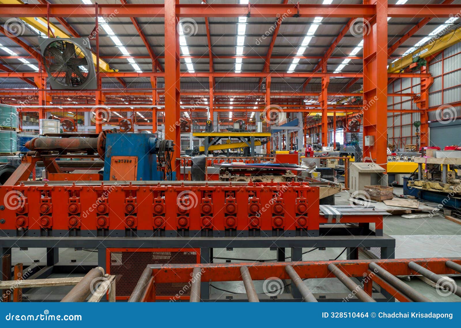 A Robust Industrial Machine Engaged in the Process of Manufacturing ...
