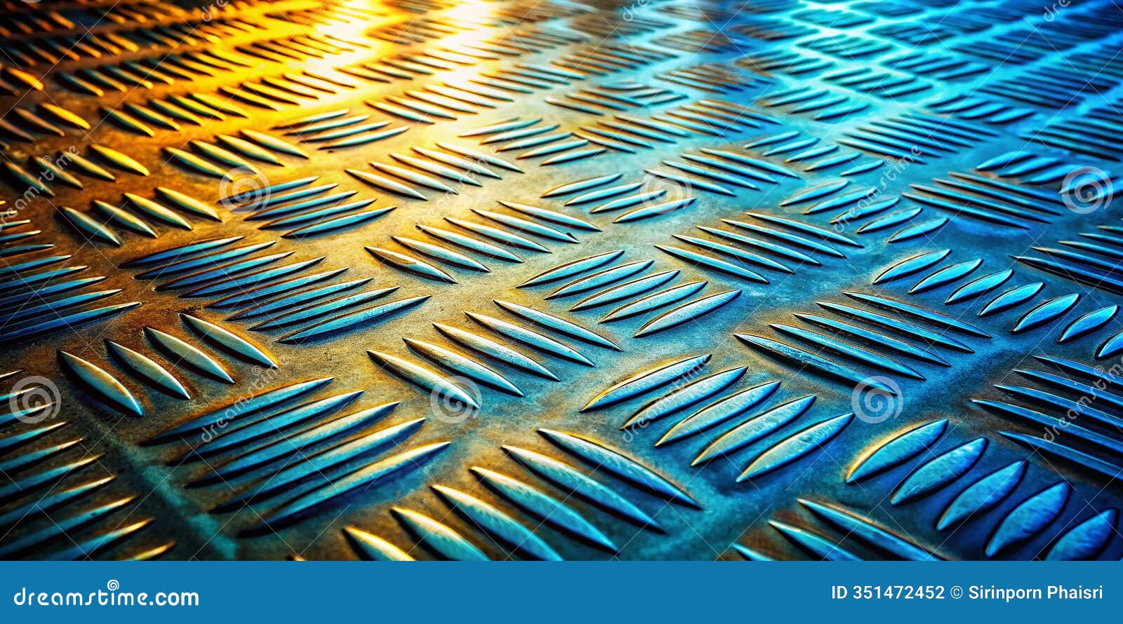 Robust Industrial Metal Floor Plate Texture a Durable Surface for ...