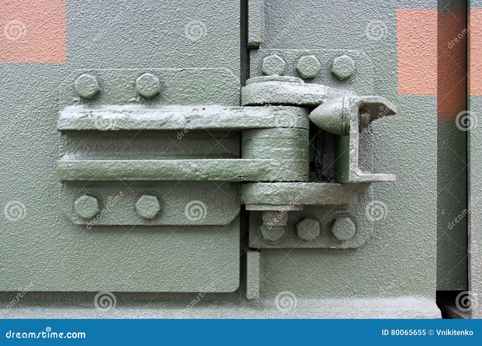 Robust metal hinges stock image. Image of industry, closeup - 80065655