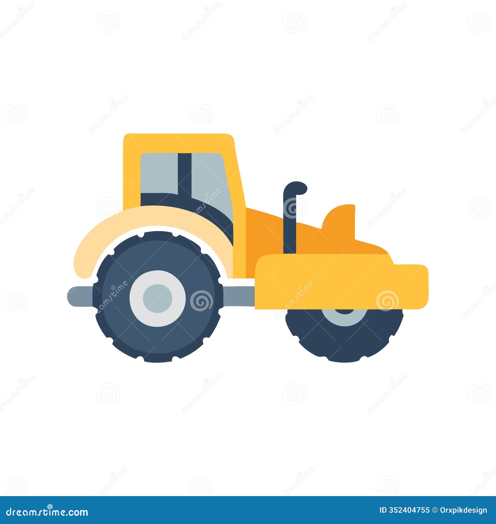 Robust Soil Compactor Icon for Construction Stock Illustration ...