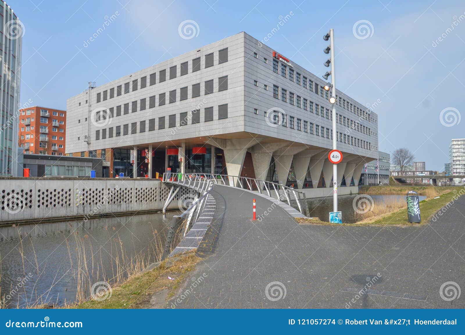 ROC Bijlmer Amsterdam the Netherlands 2018 Editorial Stock Image ...