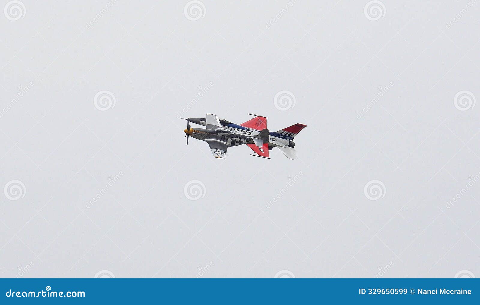 ROC Airshow F16 Heritage Flight Joint Flyby Editorial Stock Image ...