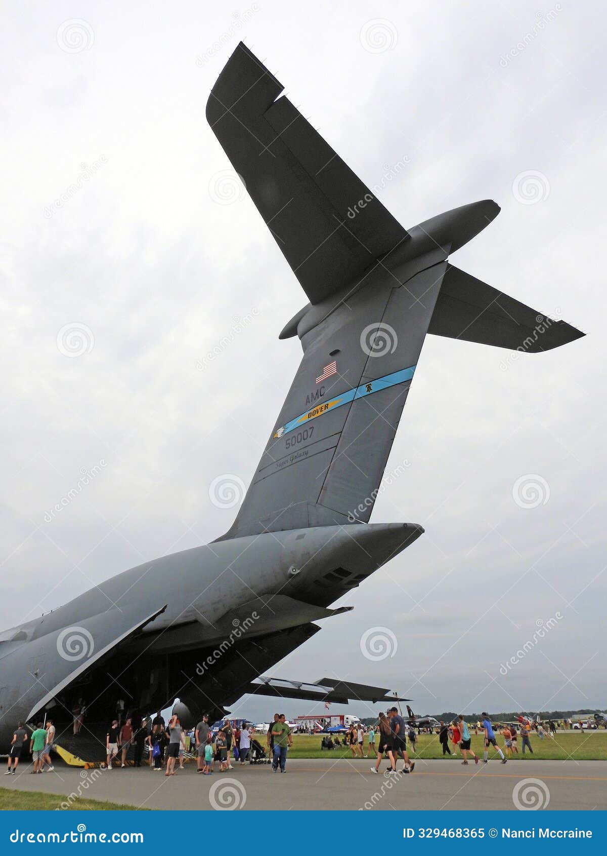 ROC Rochester Airshow Massive Galaxy C5M Open Tail Editorial Image ...