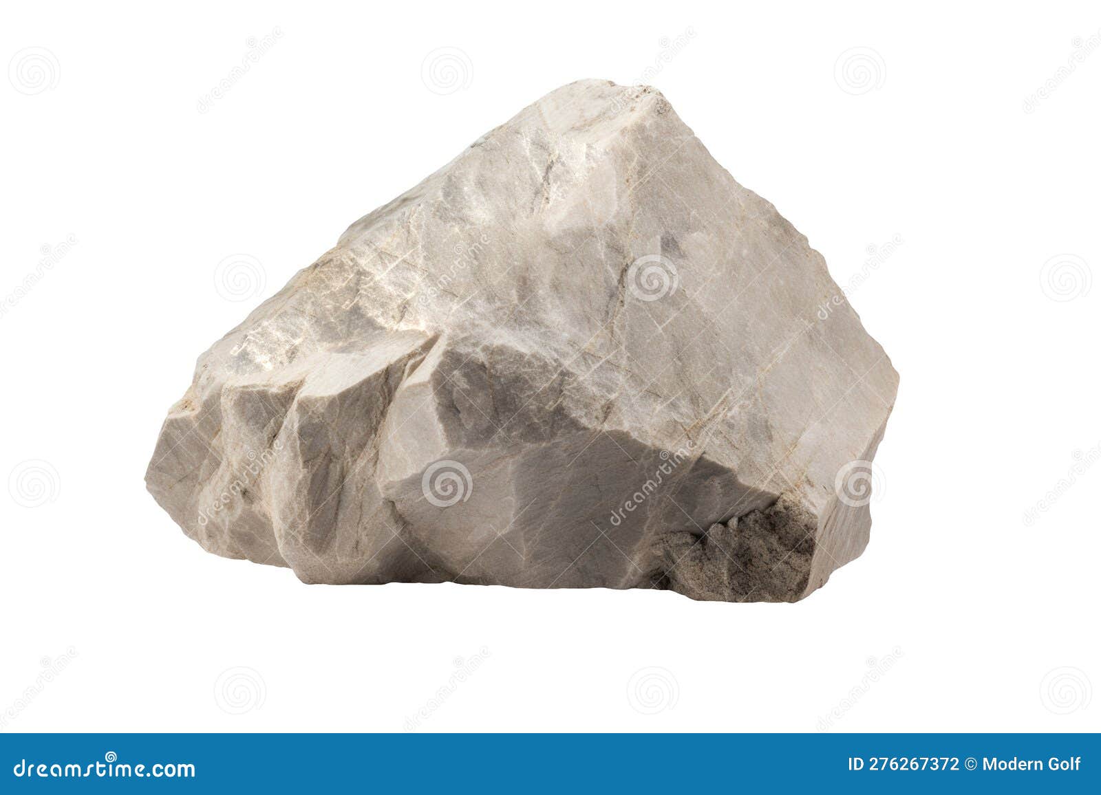 Roca Aislada En Fondo Blanco Generada Stock de ilustración ...